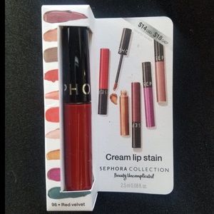 Sephora | Makeup | New Sephora Red Velvet Cream Lip Stain | Poshmark